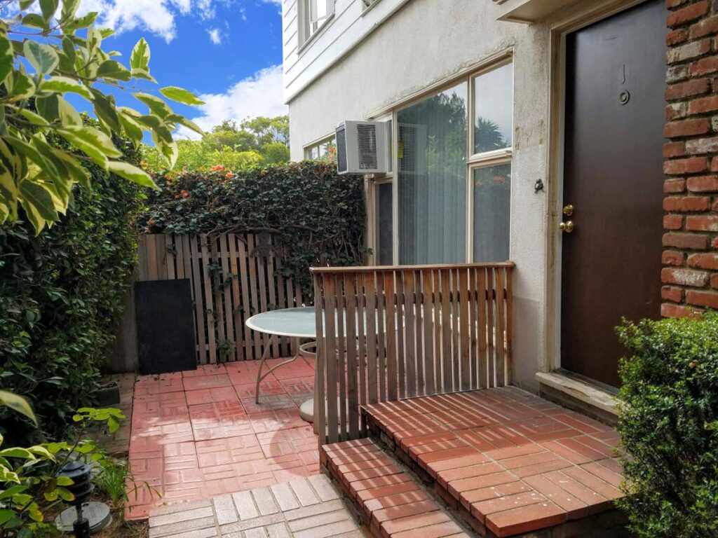 Unit Front Patio | RB REALTY GROUP - A Full Service Real Estate Company